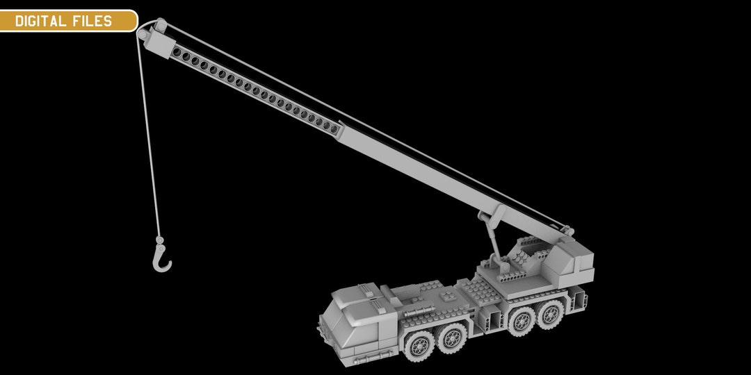 Crane Vehicle Miniature Stl Files 3D Print Model - Etsy