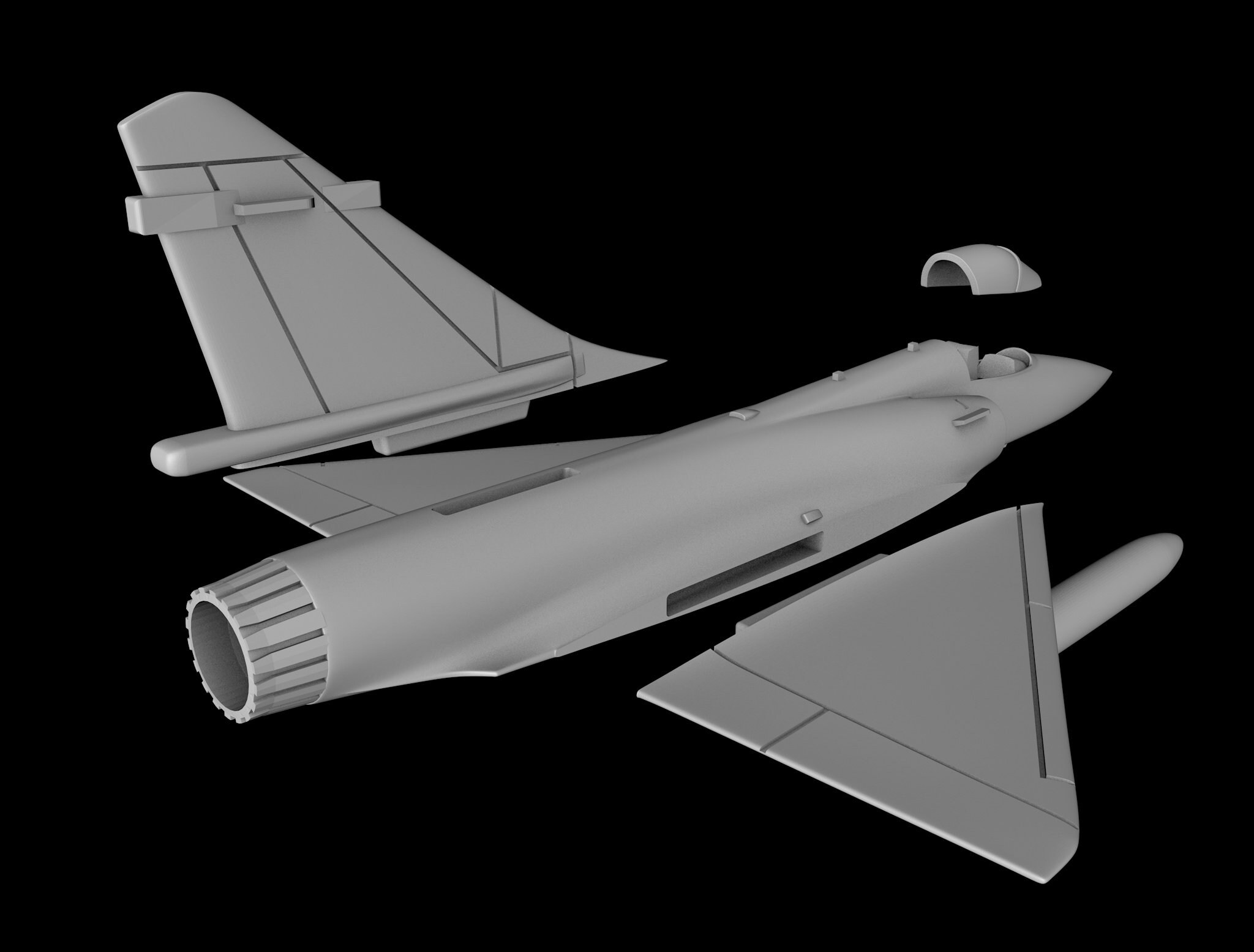 Mirage 2000 Scale 1:72 Stl Files for 3D Print - Etsy