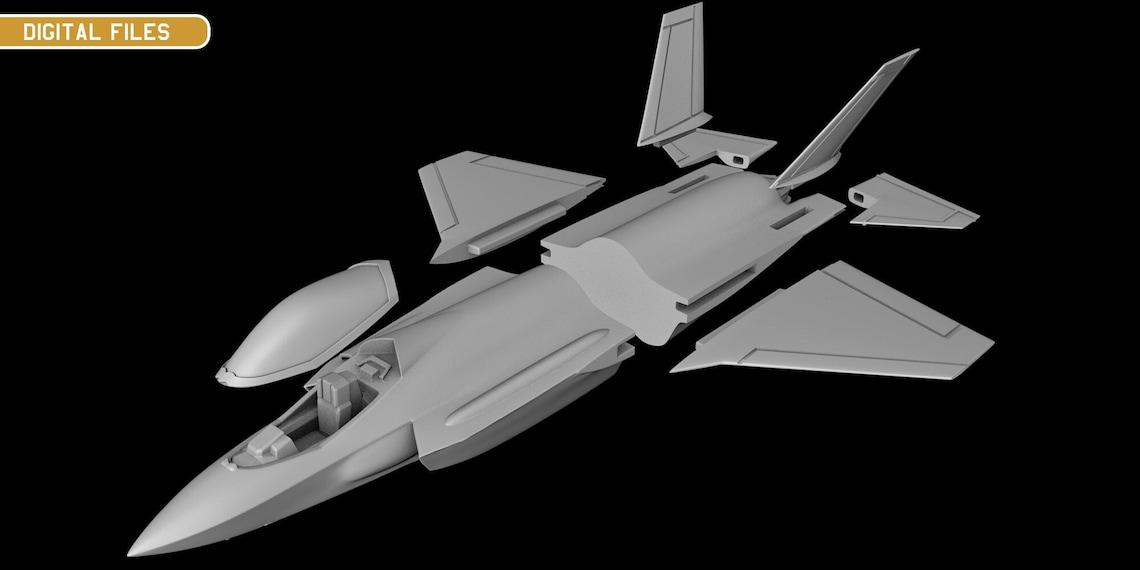 1:72 Stl Files of 3D Print Scale Model F-35 Lightning - Etsy