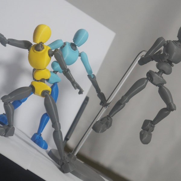 3d Printed Posable Action Figure - Etsy