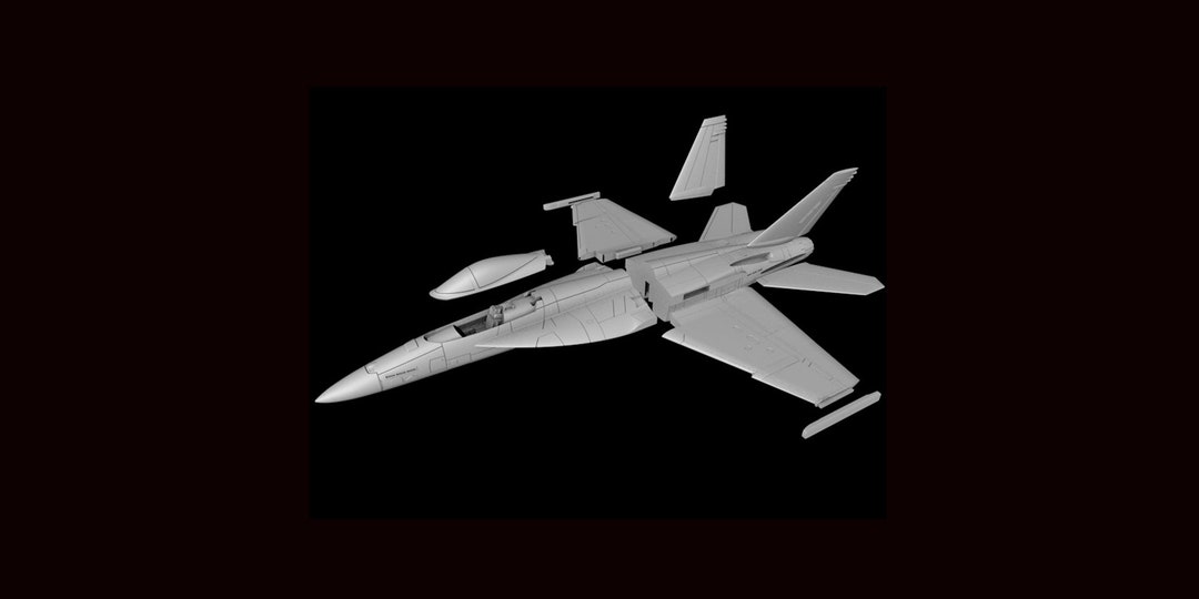 1:72 Stl Files Ready to Print of Scale Model F-18 Super Hornet - Etsy