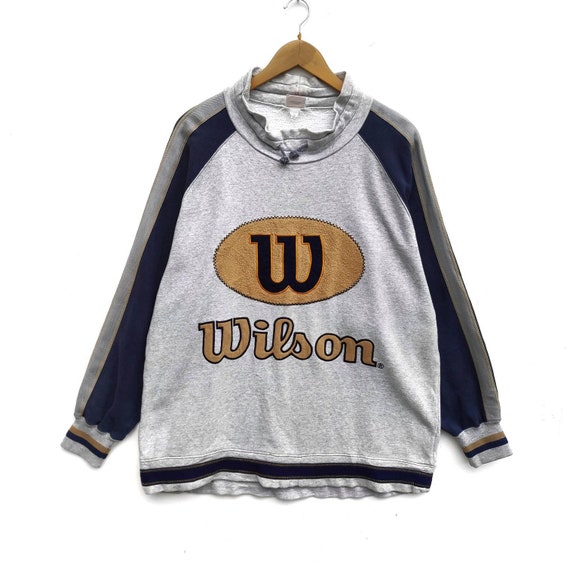 Vintage WILSON Sweatshirt Sweater Pullover Jumper Big Spellout - Etsy