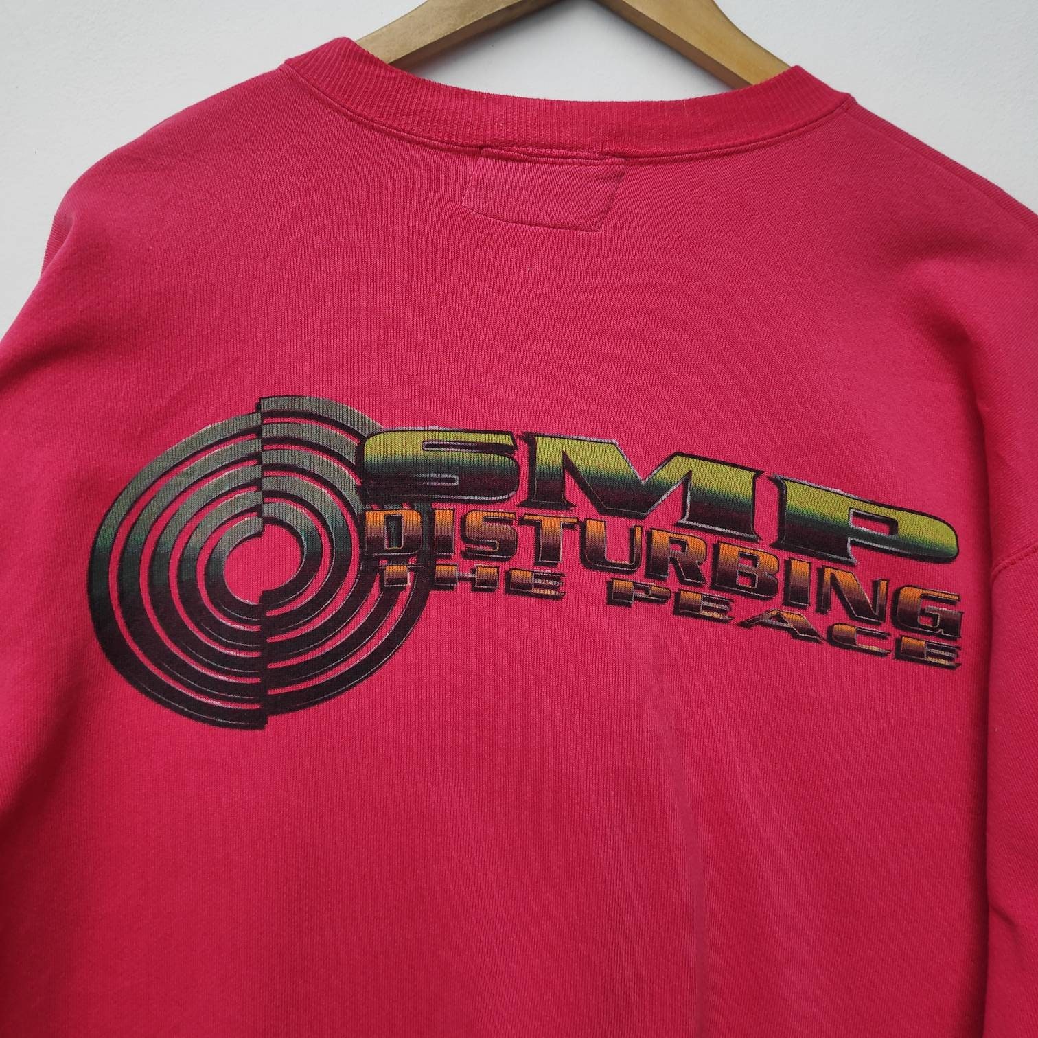 Vintage SMP Clothing Sweatshirt Red Sweater Crewneck Large - Etsy UK