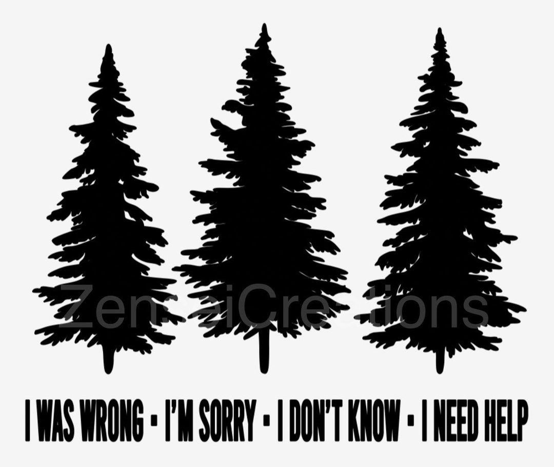 Three Pines Decal - Etsy