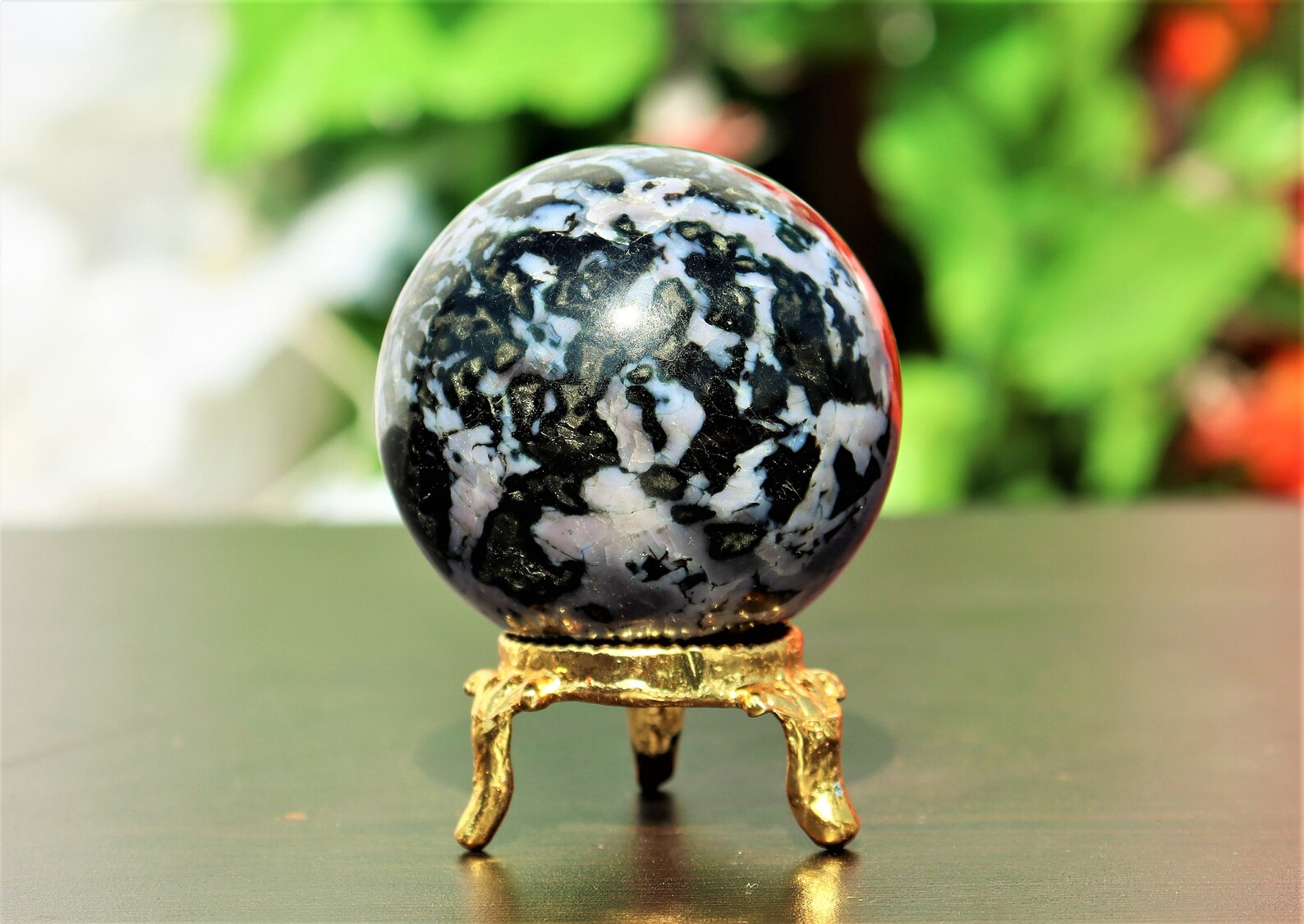 Small 50MM Natural Blue Indigo Gabbro Merlinite Stone Healing | Etsy