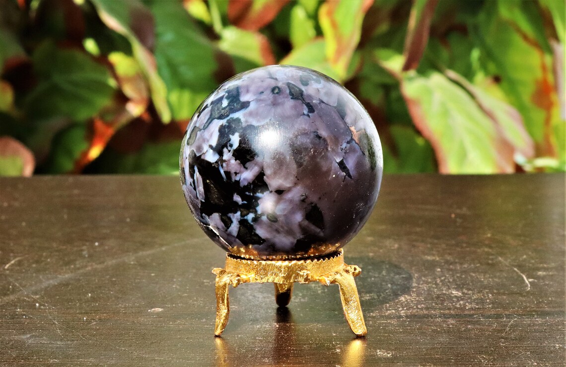 Small 50MM Natural Blue Indigo Gabbro Merlinite Stone Healing - Etsy