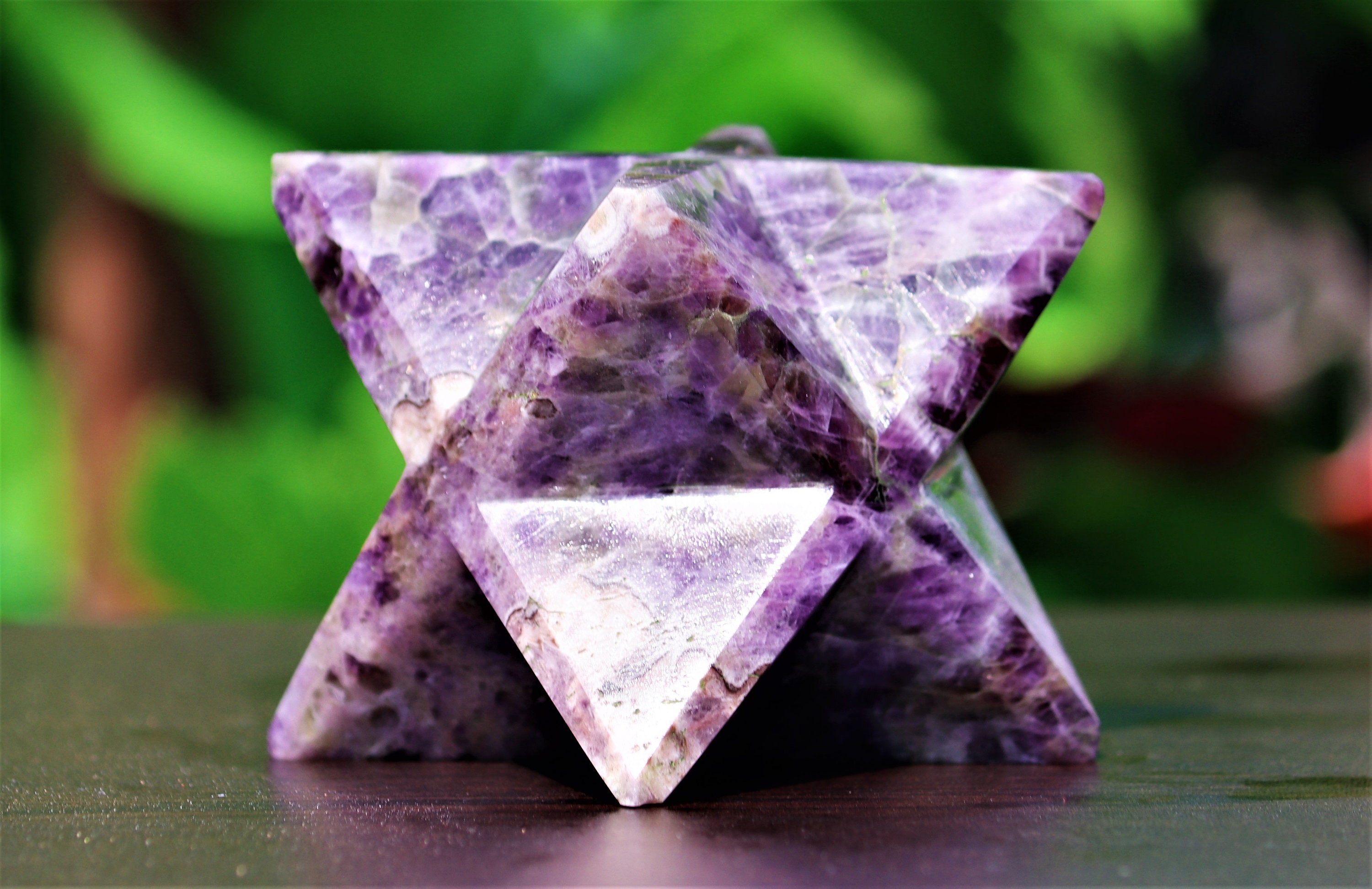 Large 80MM Natural Blue Amethyst Stone Crystals Healing Power | Etsy