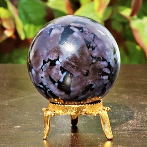 Small 50MM Natural Blue Indigo Gabbro Merlinite Stone Healing - Etsy