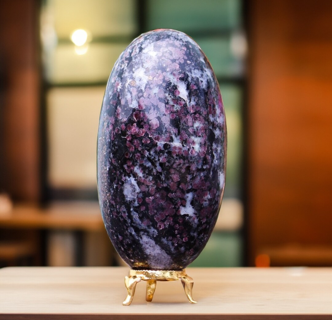 135MM Ruby Spinel Lingam in Matrix Chakra Balancing Crystal Reiki ...