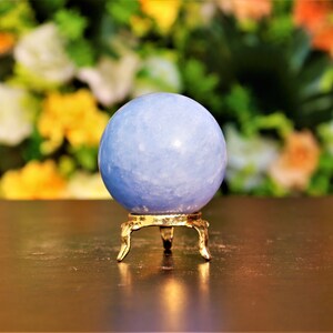 50MM Class One Quality Chakra Stone Healing Power Blue Celestine Blue ...