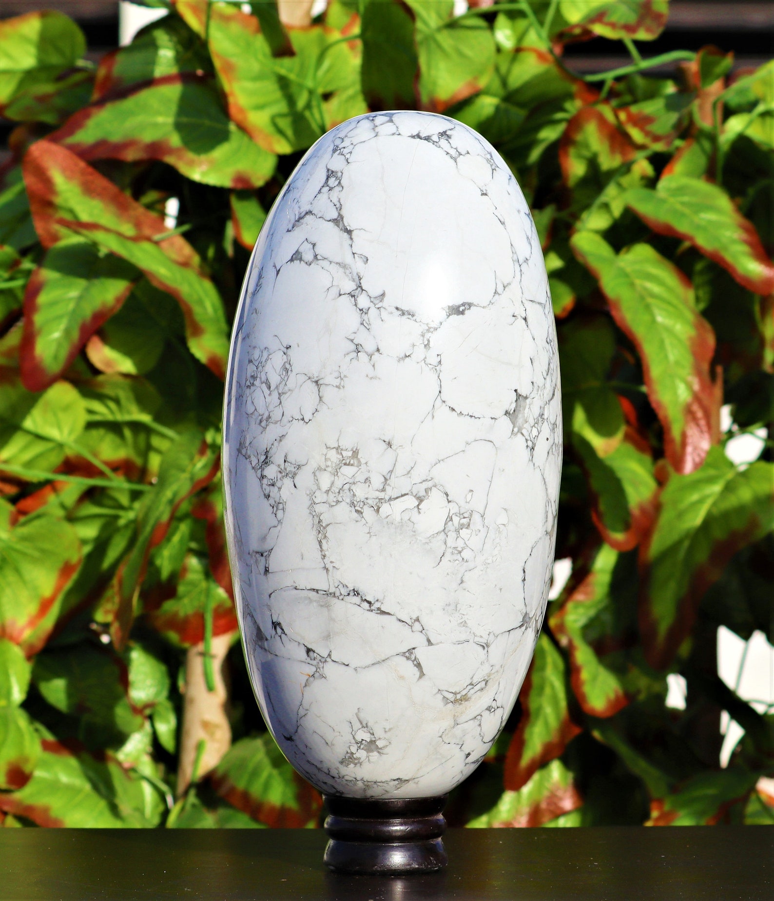 Huge 315MM Natural White Howlite Stone White Turquoise Stone | Etsy