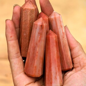 Egyptian 8 Faceted 70MM Mini Red Moonstone Metaphysical - Etsy