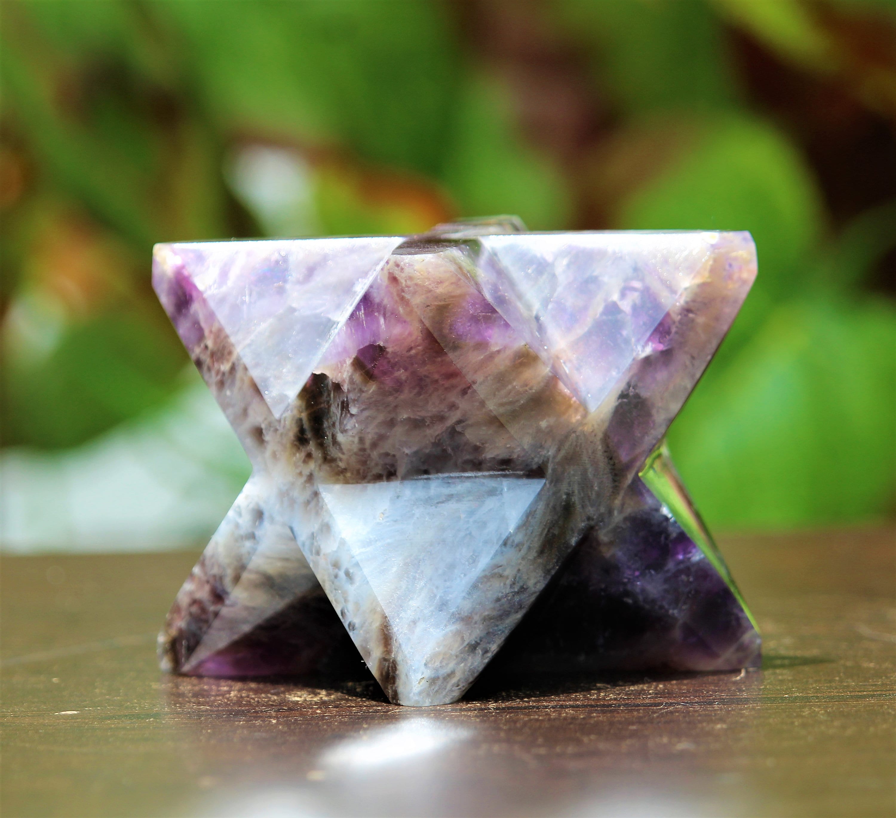 Large 90MM Natural Blue Amethyst Stone Crystals Healing Power | Etsy