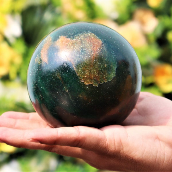 Green Jade Sphere - Etsy