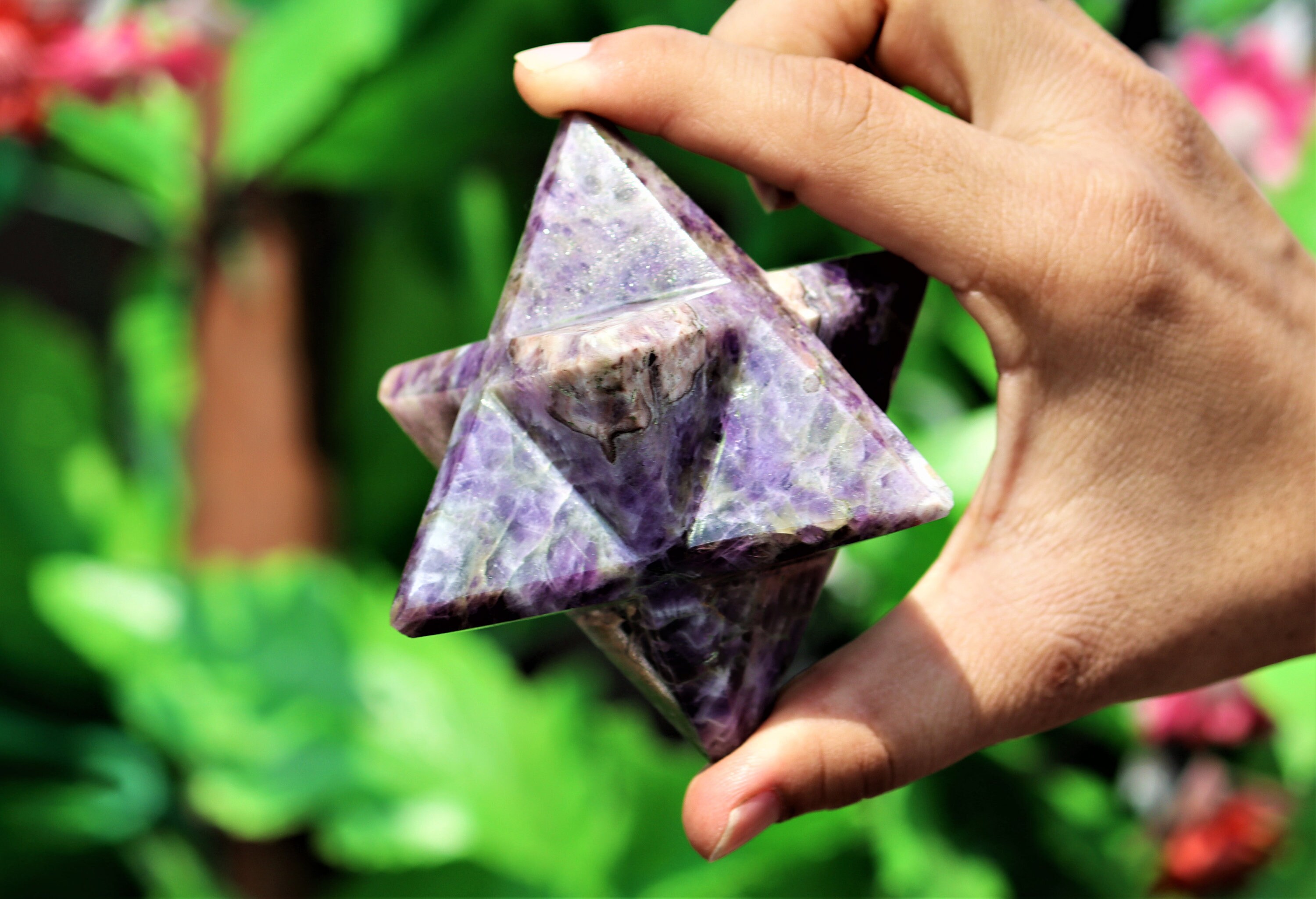 Large 80MM Natural Blue Amethyst Stone Crystals Healing Power | Etsy