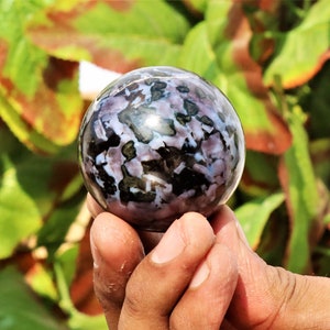 Small 50MM Natural Blue Indigo Gabbro Merlinite Stone Healing - Etsy