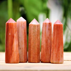 Egyptian 8 Faceted 70MM Mini Red Moonstone Metaphysical - Etsy