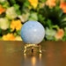 50MM Class One Quality Chakra Stone Healing Power Blue Celestine Blue ...
