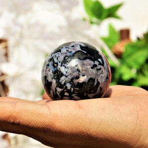 Small 50MM Natural Blue Indigo Gabbro Merlinite Stone Healing | Etsy