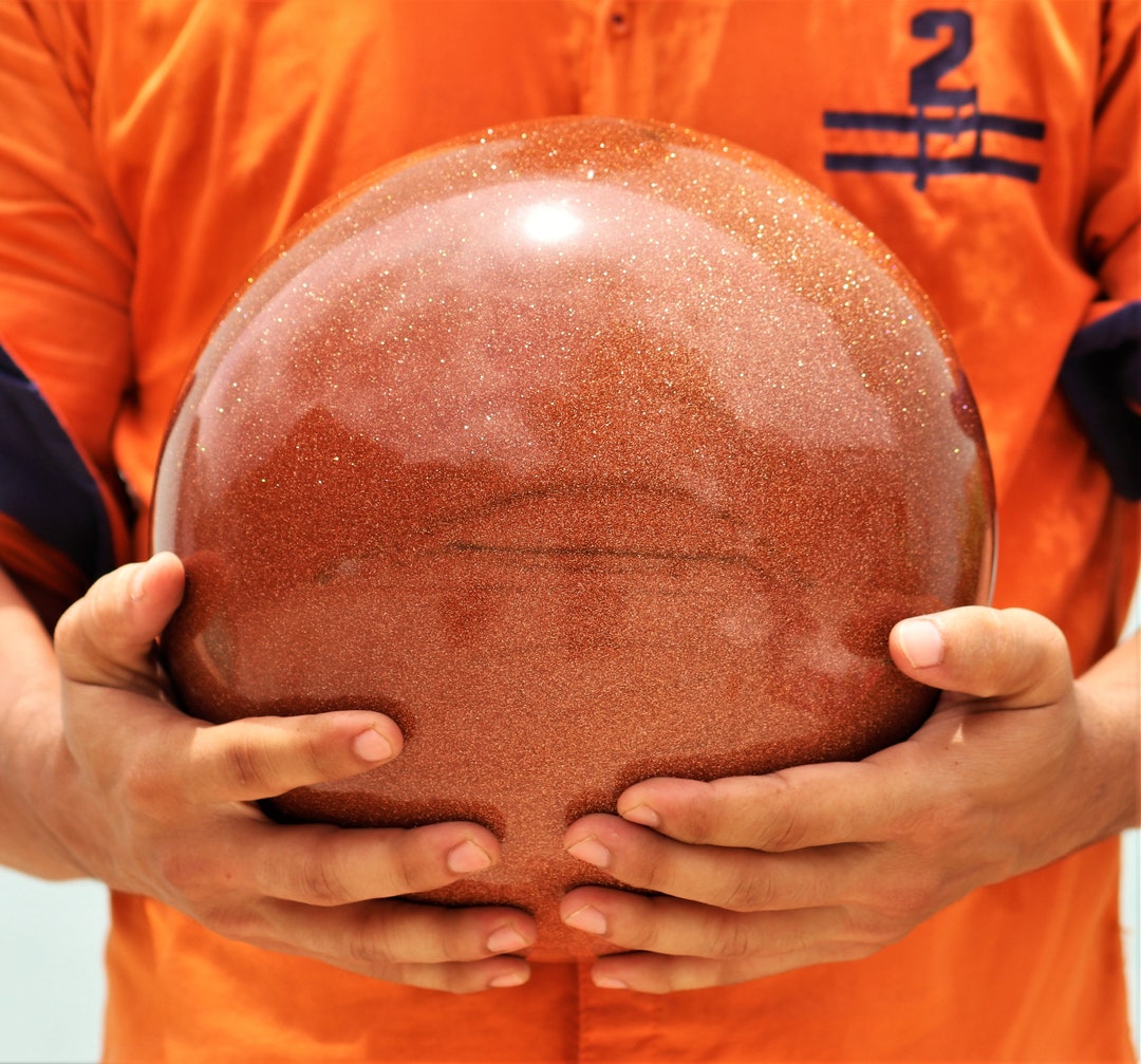 Red Goldstone Crystal Spiritual Gemstone Sphere Giant 230MM Energy ...