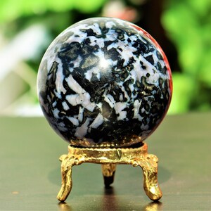 Small 50MM Natural Blue Indigo Gabbro Merlinite Stone Healing | Etsy