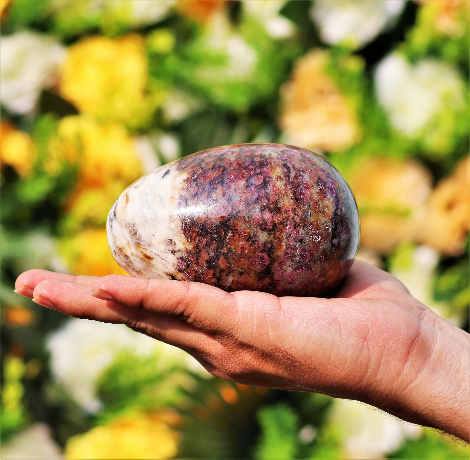 Large 110MM Natural Ruby Corundum in Matrix Stone Crystal - Etsy