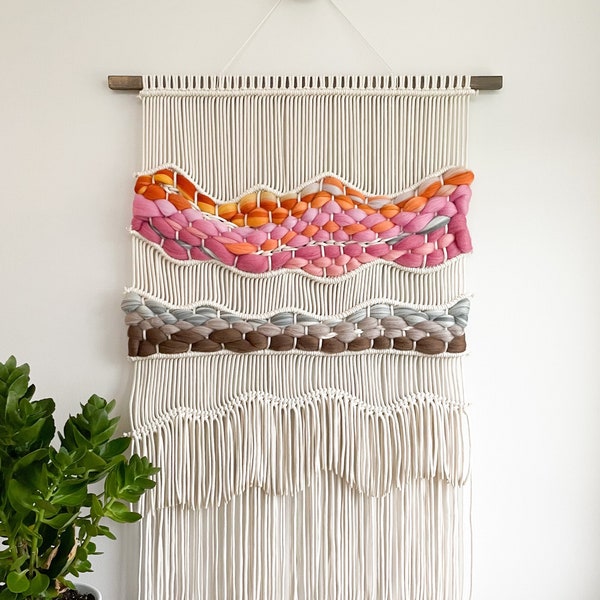 Colorful Macrame Wall Hanging - Etsy