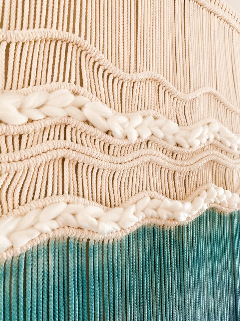 Waves Large Contemporary Macrame Wall hanging macraweave | Etsy