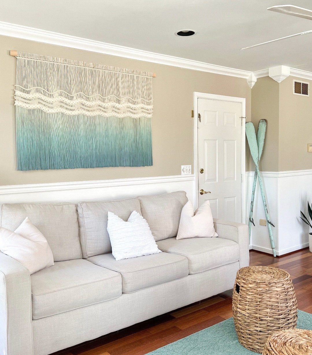 Waves Large Macrame Wall Hanging, Macrame Wallhanging, Tapestry Hanging ...
