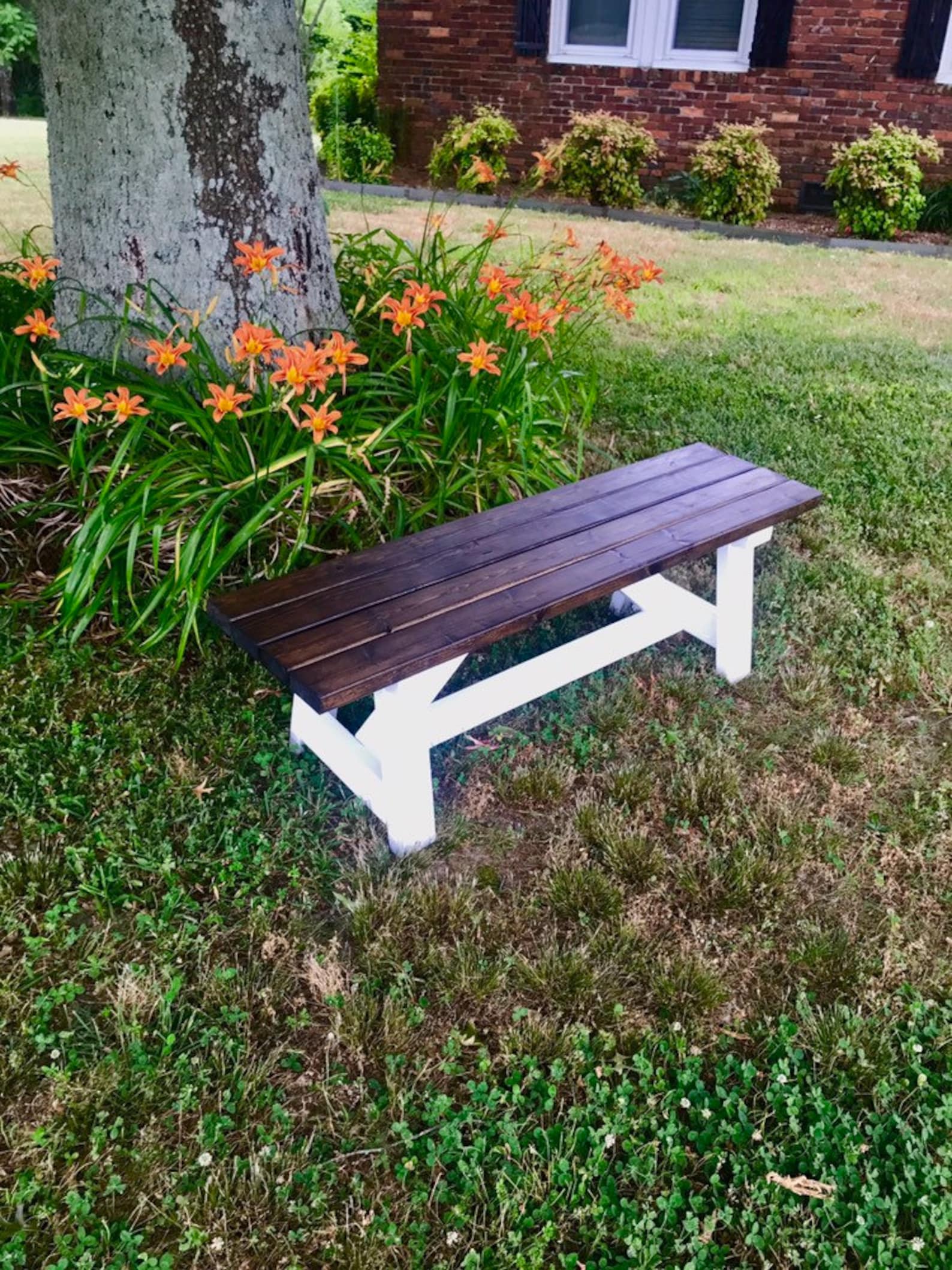 Handmade Wooden Bench/rustic Bench/farmhouse Bench/ Entryway Bench - Etsy