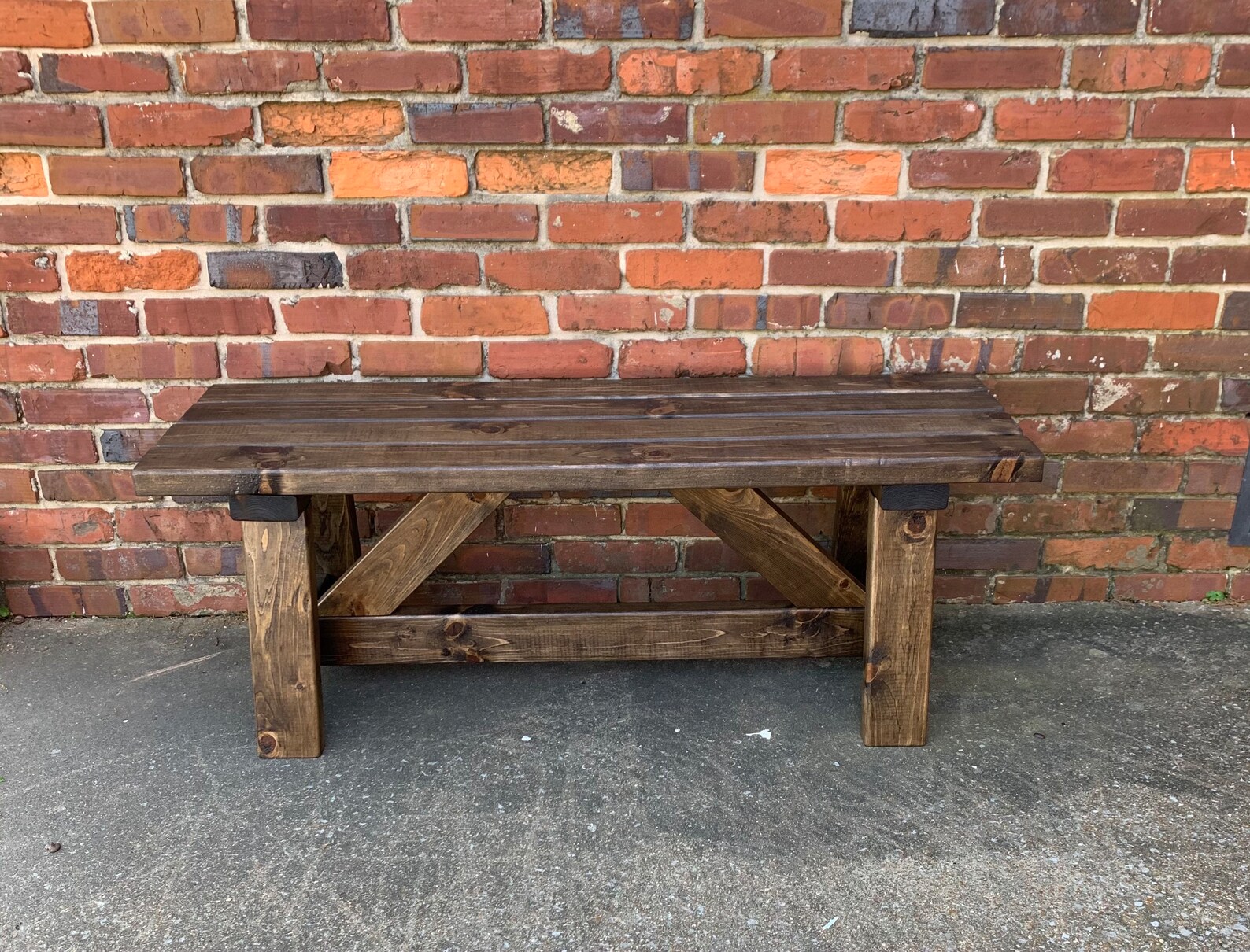 Handmade Modern Rustic Farmhouse Bench. Entryway Bench. - Etsy