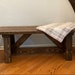 Handmade Wooden Bench, Rustic Farmhouse Bench, Entryway Bench, - Etsy