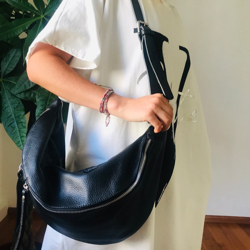 Halfmoon Leather Handbags - Etsy