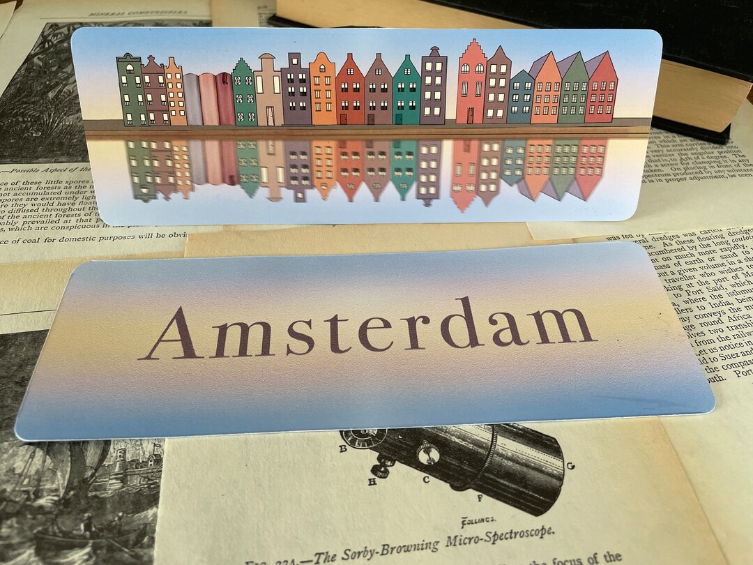 Amsterdam Canal Houses Bookmark - Etsy