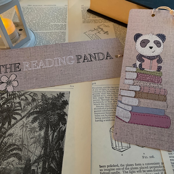 Panda Bookmark - Etsy