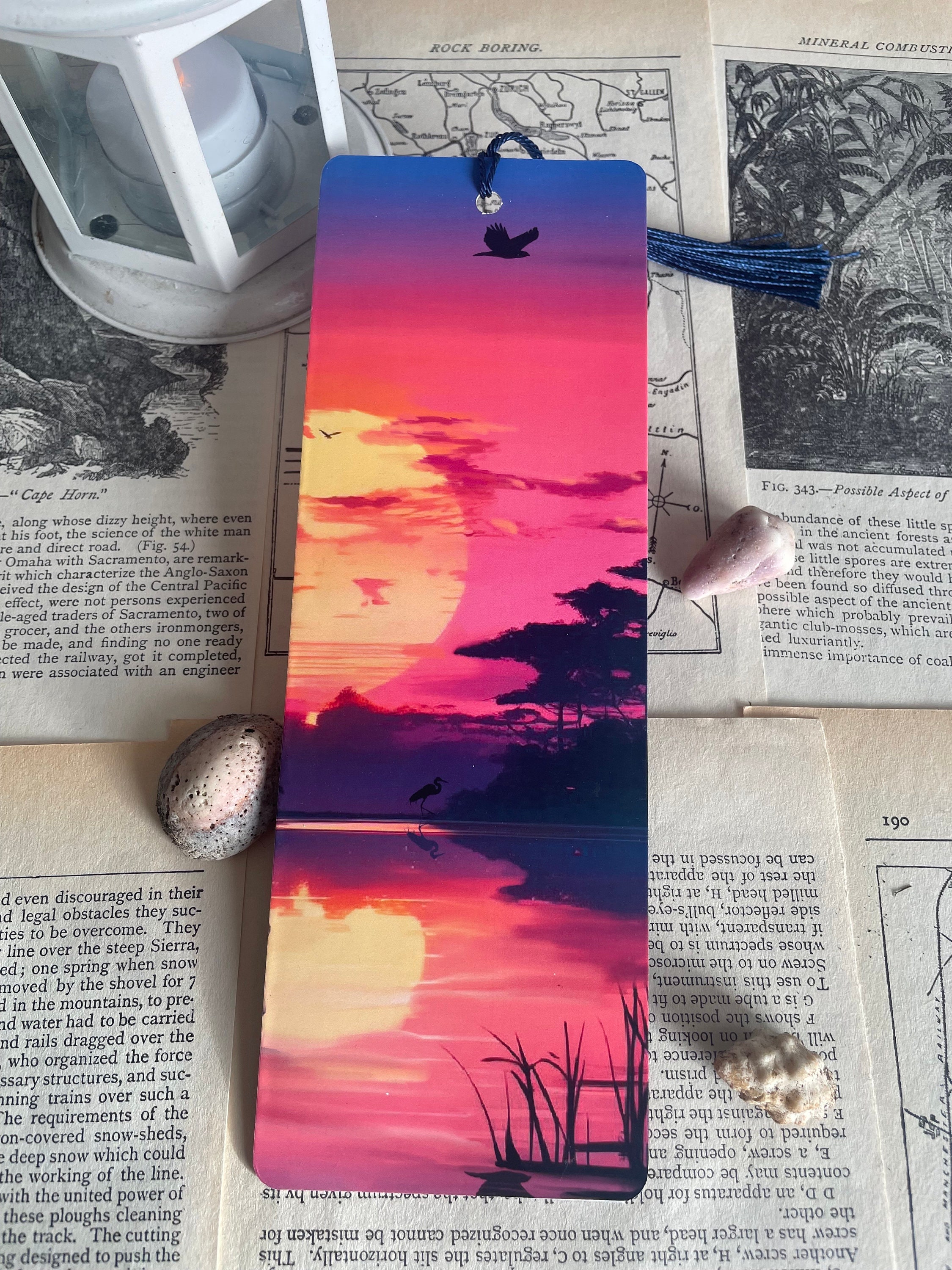 Where the Crawdads Sing Inspired Bookmark, Marsh Twilight Bookmark - Etsy