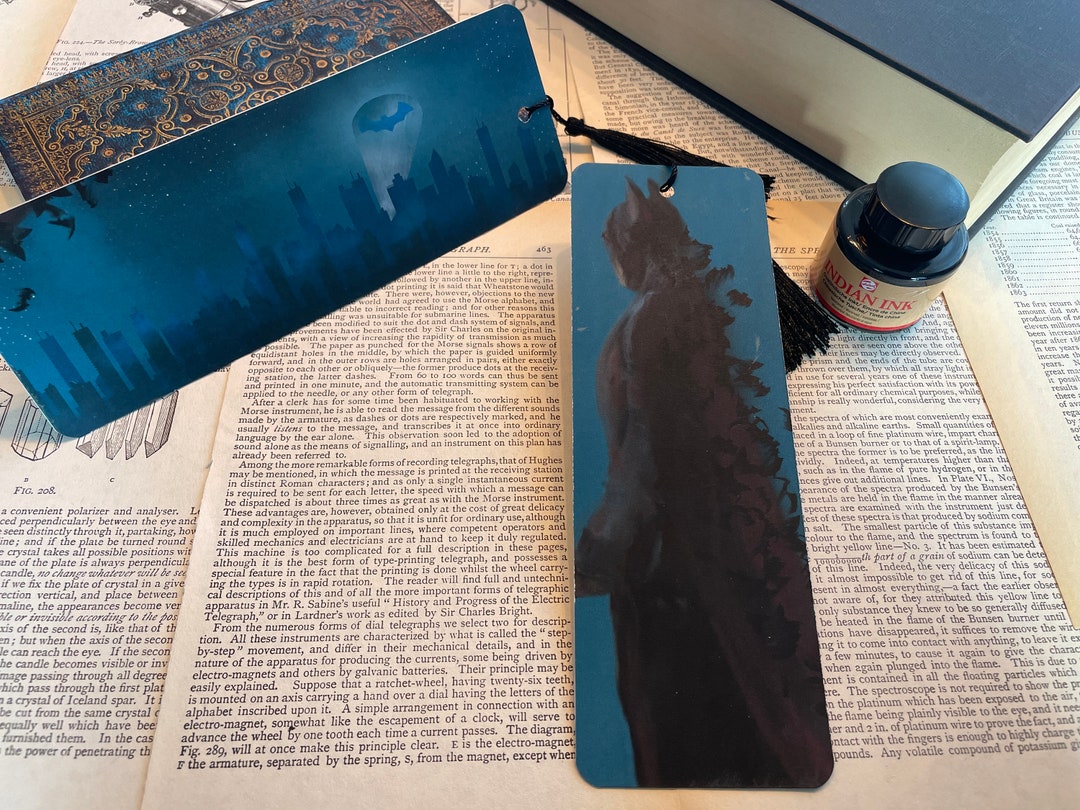 Batman Inspired Bookmark - Etsy