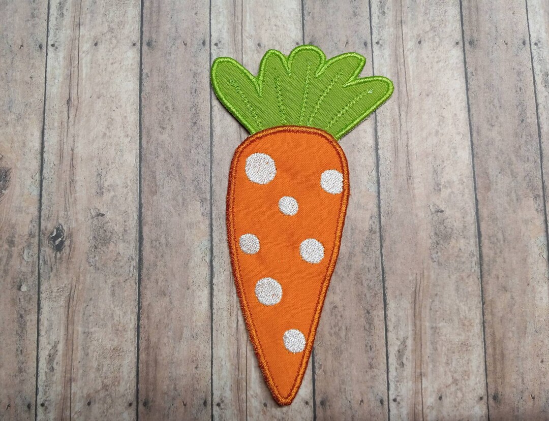 Carrot Iron on Patch, Easter Patches, Iron on Patch, Easy Iron on ...