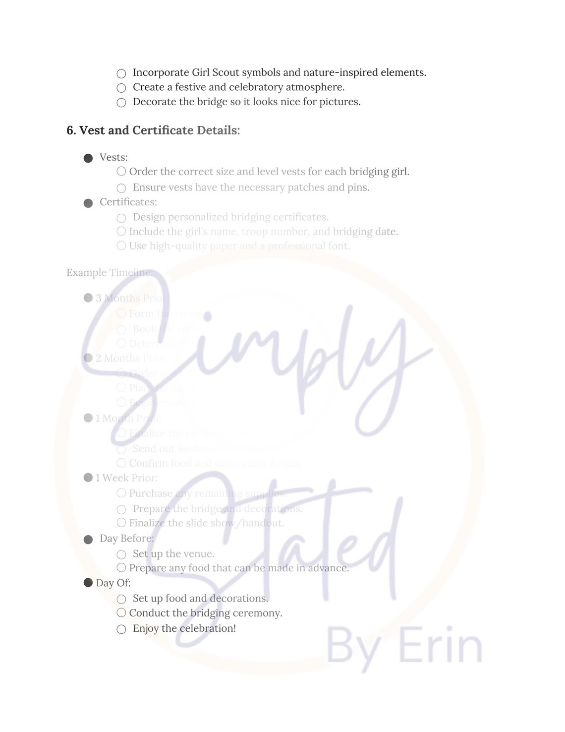 Girl Scout Bridging Certificates: Customizable Daisies, Brownies ...