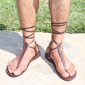 Handmade Leather Calpas Sandals - Malibu M - Etsy