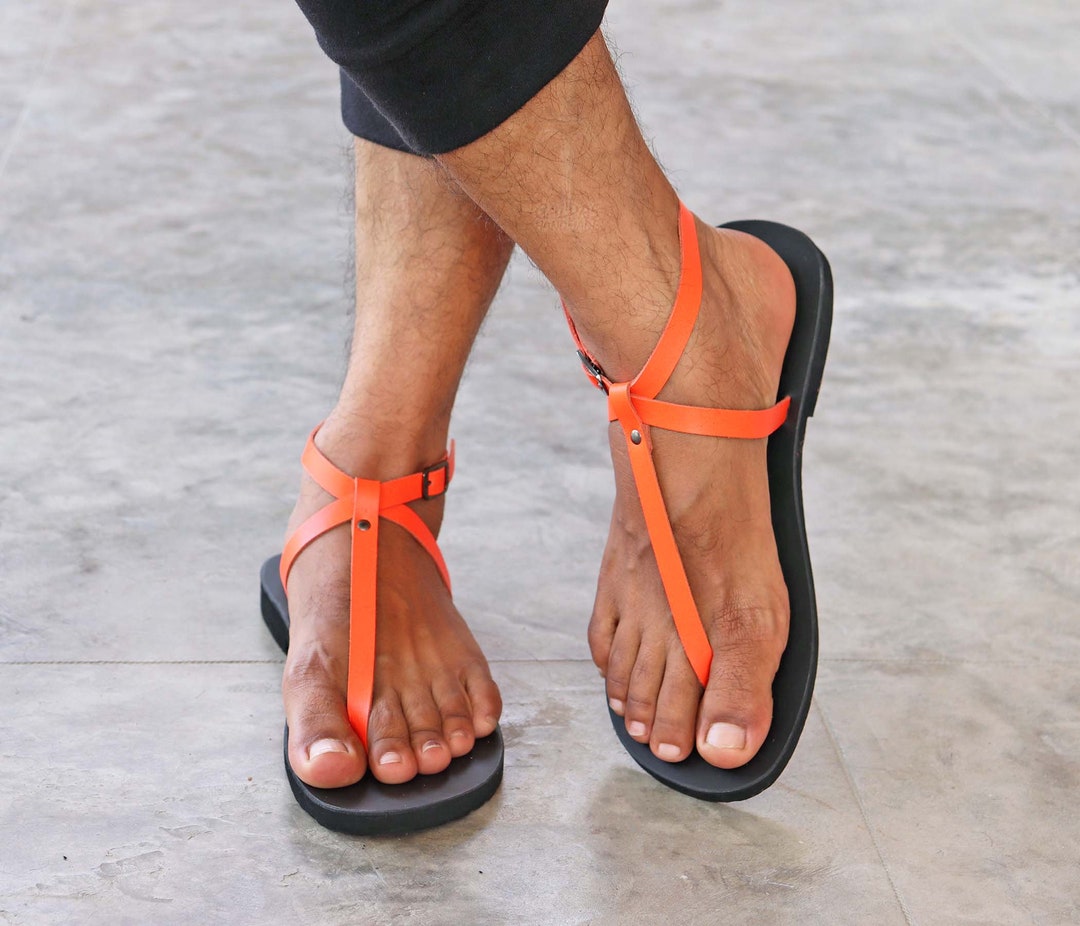 Men Thong Sandals - Sin M - Etsy