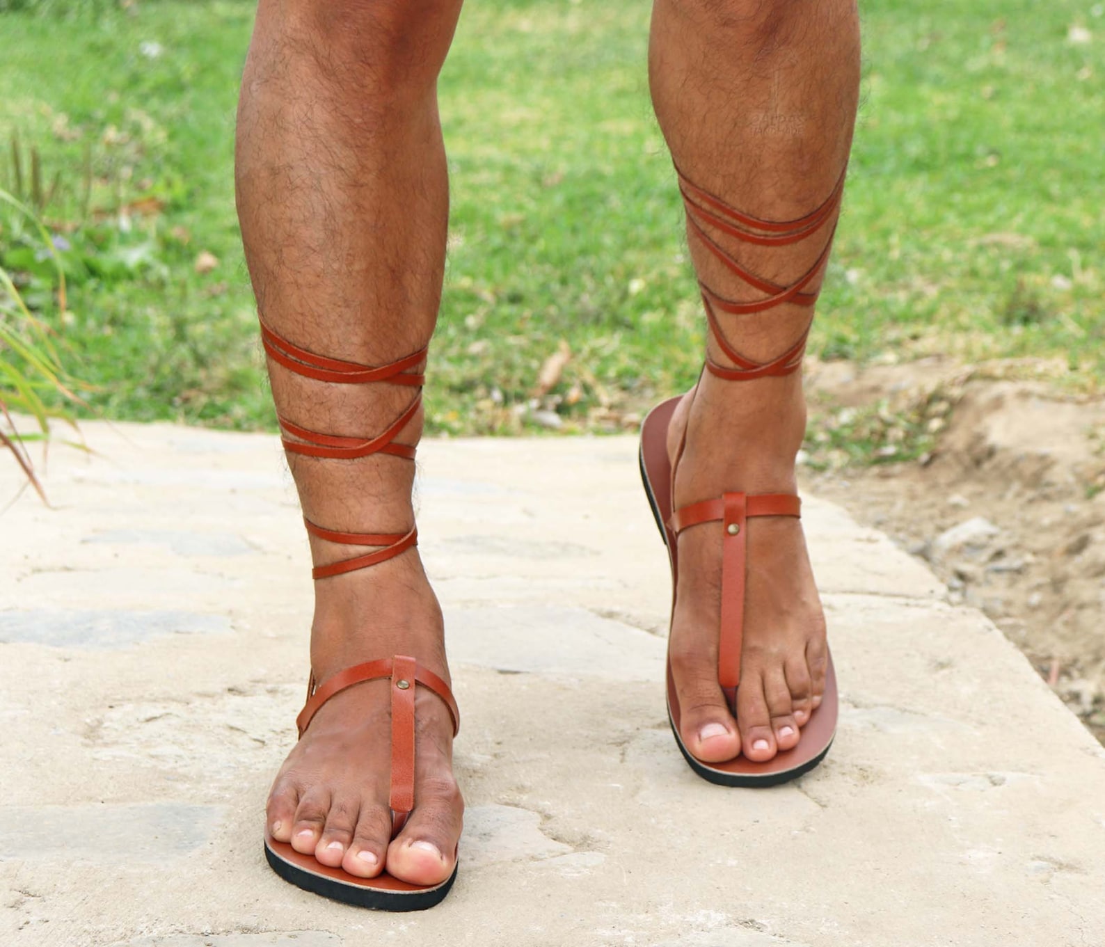 Lace up Sandals - Leonidas M - Etsy