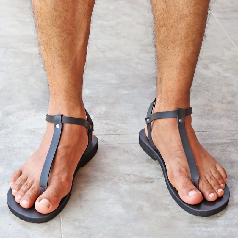 Mens T Sandals - Etsy