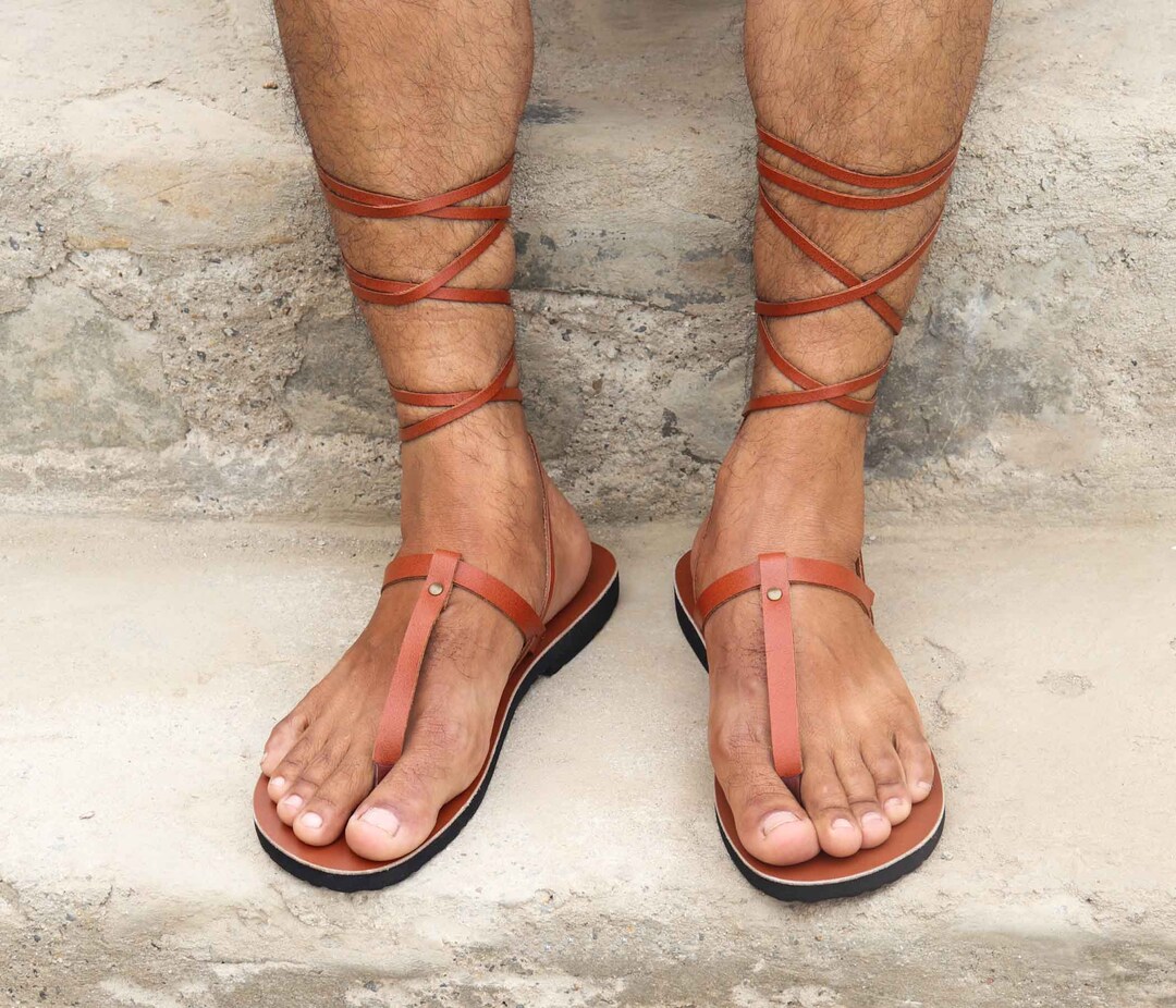 Lace up Sandals - Leonidas M - Etsy