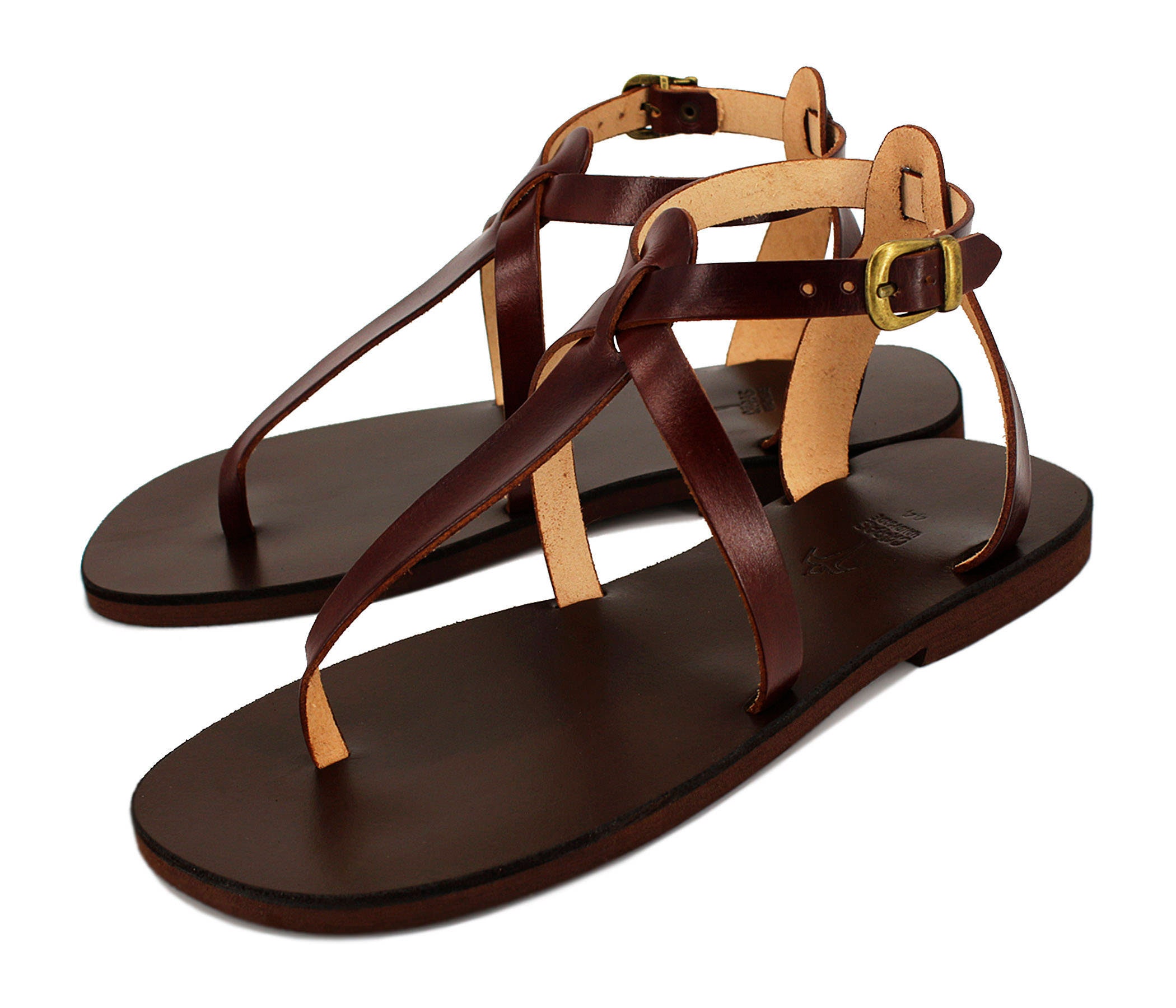 Handmade Leather Sandals OASIS - Etsy