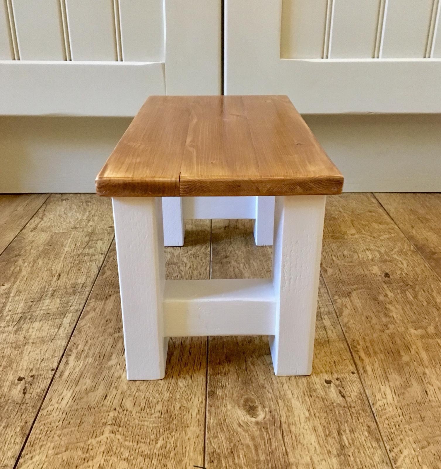 Farmhouse Wooden Step Stool - Etsy