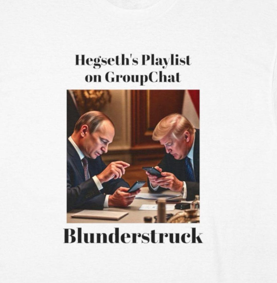 Hegseth Playlist on Groupchat Blunderstruck - Hegseth Uses Unsecured ...