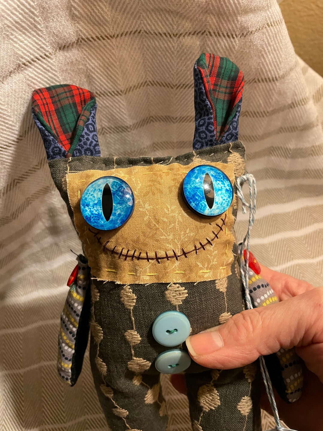 CUDDLE MONSTERS, Hand Stitched Monster Ragdoll #199 - Etsy