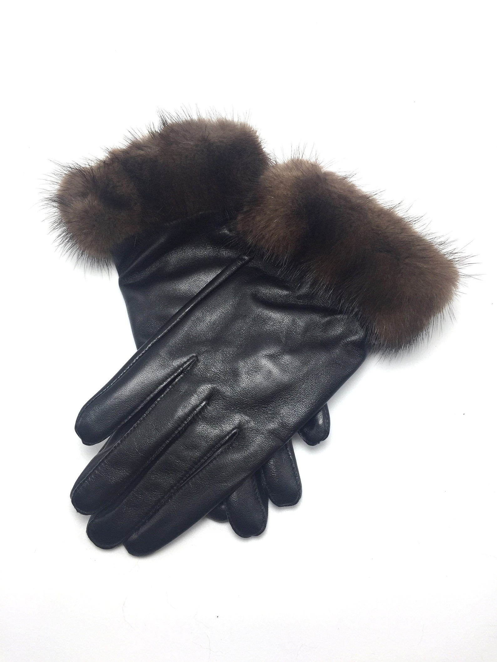 Free Shipping USA Women's Genuine Real Leather Glove / Lamb Skin /real ...