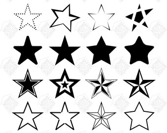 Star monogram | Etsy